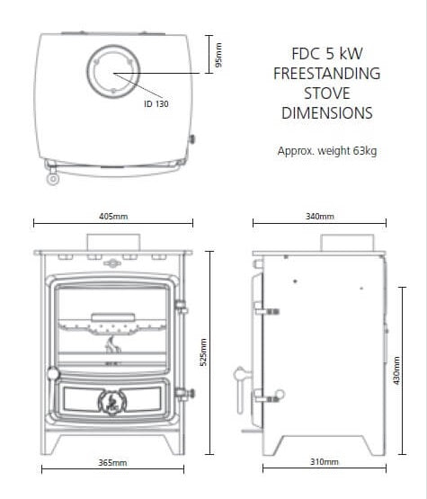 FDC 5 Eco Multi Fuel Stove – Westcombes